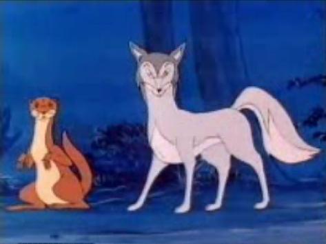 Weasel and Lady Blue (in Clipart)