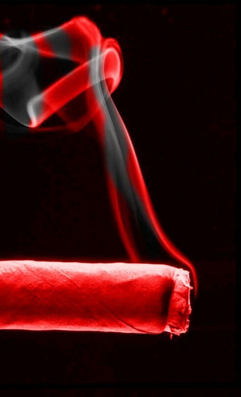 Red blunt with smoke (in Backgrounds)