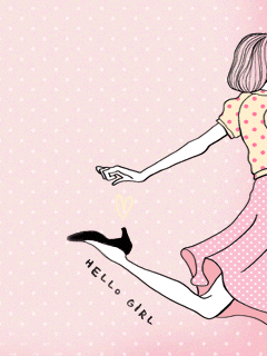 HELLO GIRL (in Animated GIFs)